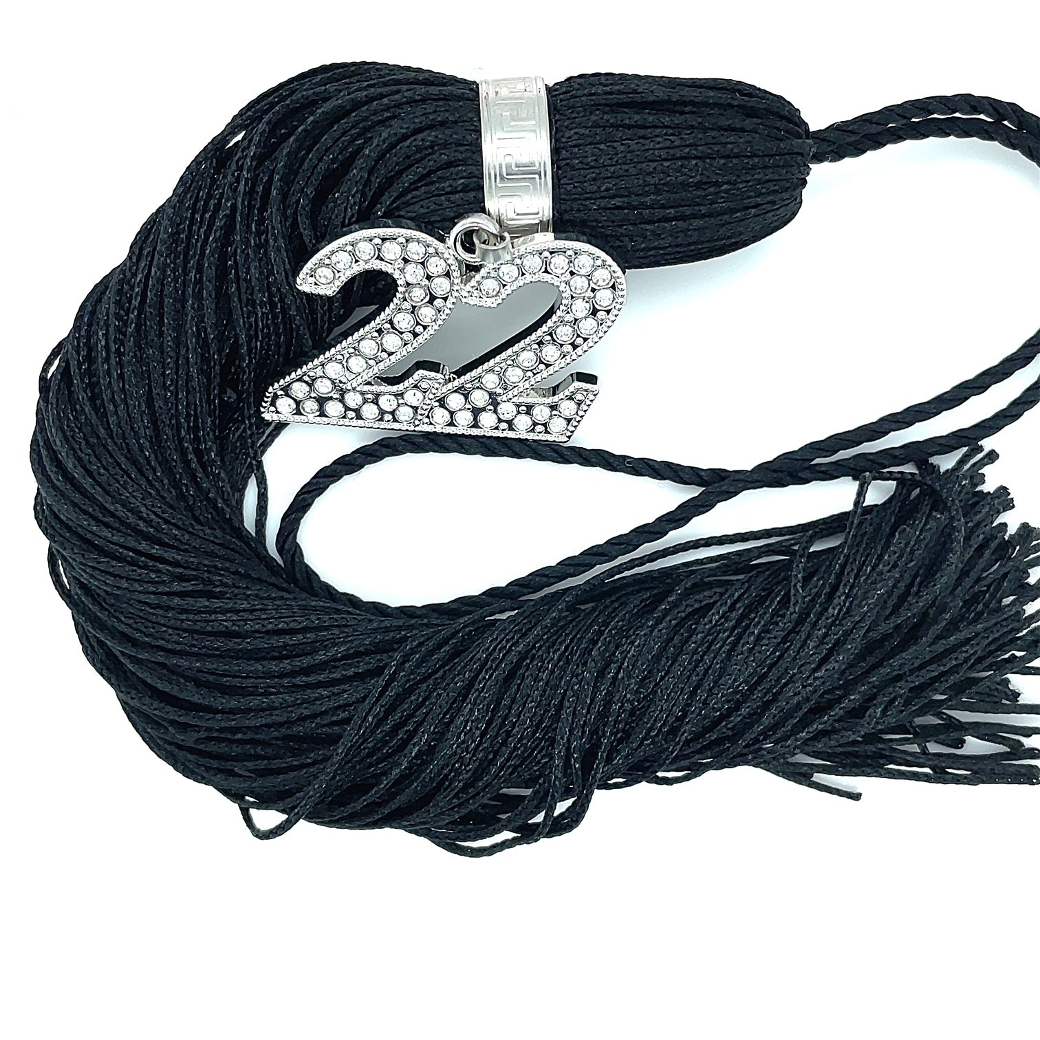 Jumbo Silver Bling Tassel Black Southern Recognition Inc Graduate
