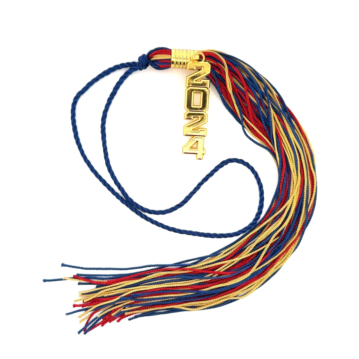 Stacked Gold Souvenir Tassel - Navy, Cardinal and Vegas Gold – Southern ...